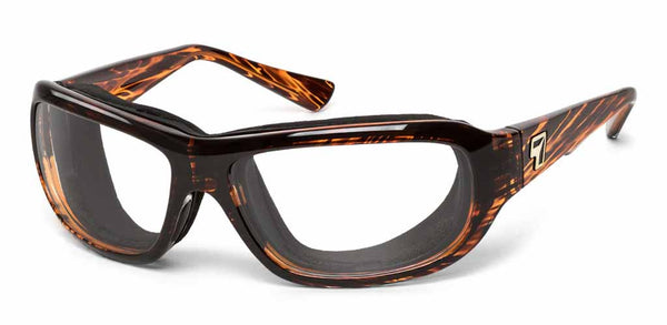 7eye by Panoptx Aspen Dark Tortoise Airshield with multiple lens optio ...